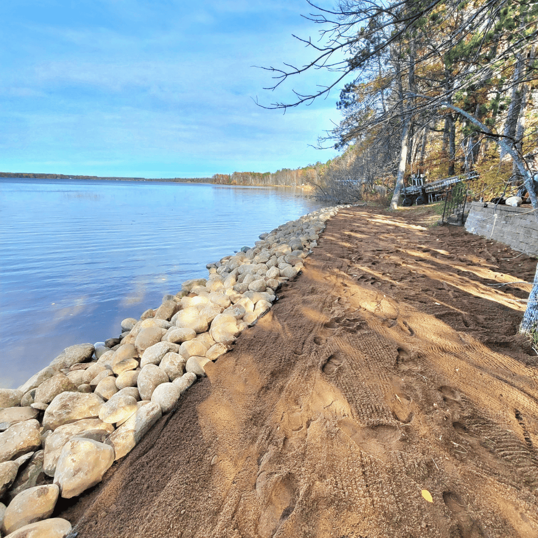 Shoreline Landscaping Forest Lake | Lakescaping, Shoreline Repair