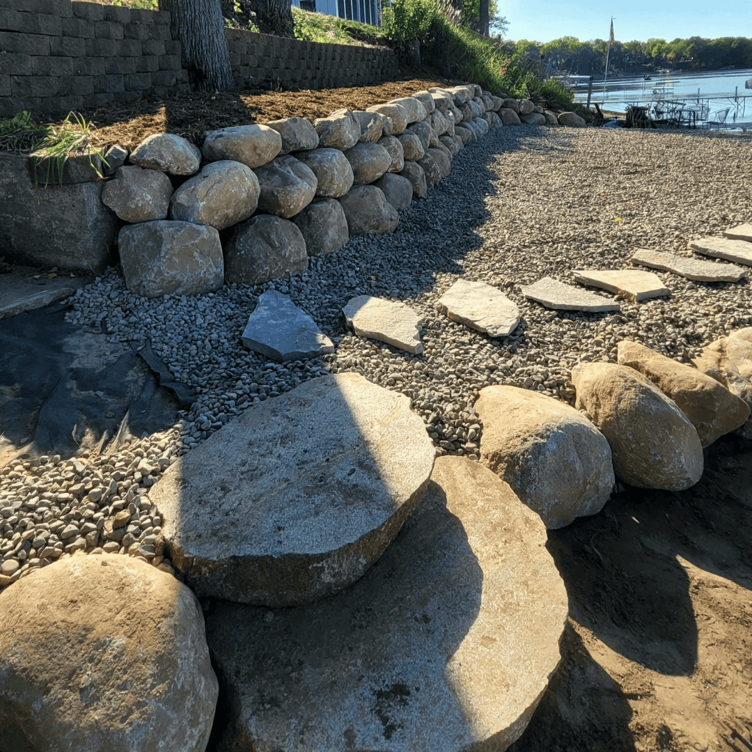 Retaining Walls Forest Lake, MN | Boulder Wall, Rock Landscaping